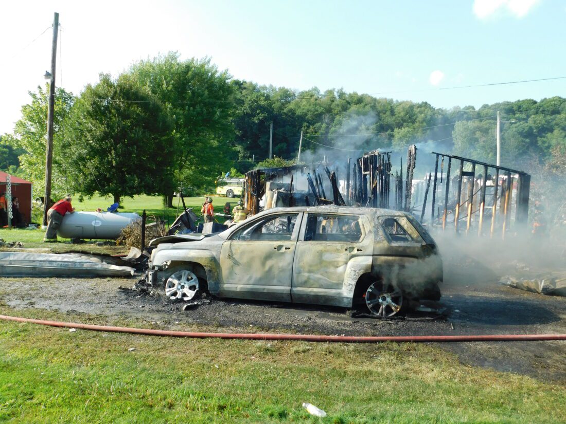 Blaze destroys house in Holloway | News, Sports, Jobs - The Times Leader